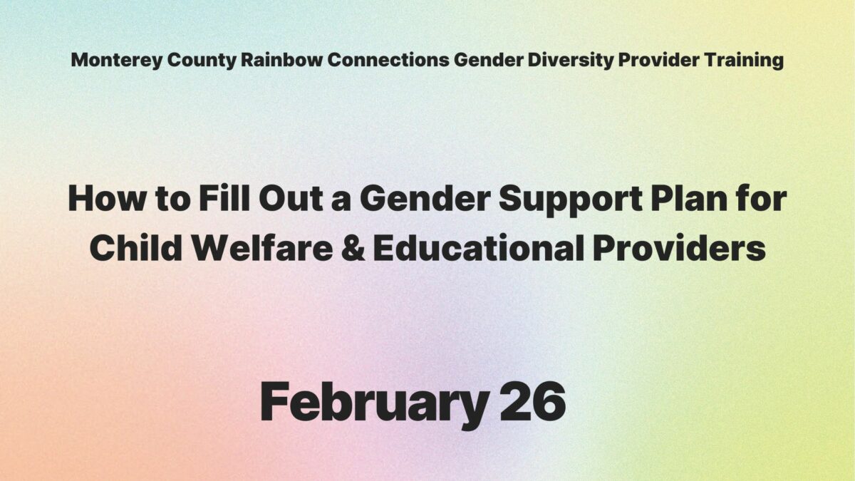 Gender Affirming Trainings - Gender Health Training Institute